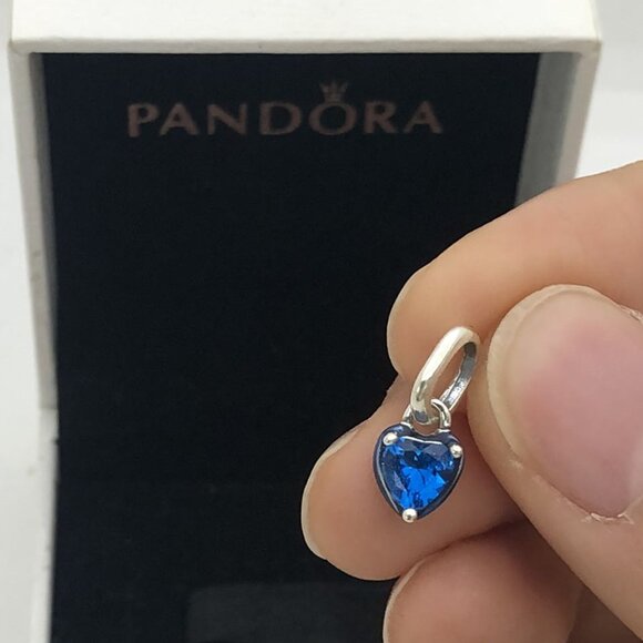 Pandora | Jewelry | Pandora Me Blue Chakra Heart Mini Dangle Charm ...